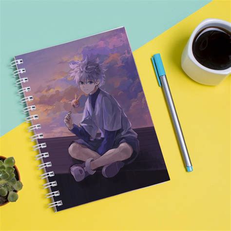 Скетчбук sketchbook для рисования с принтом киллуа золдик-killua ...