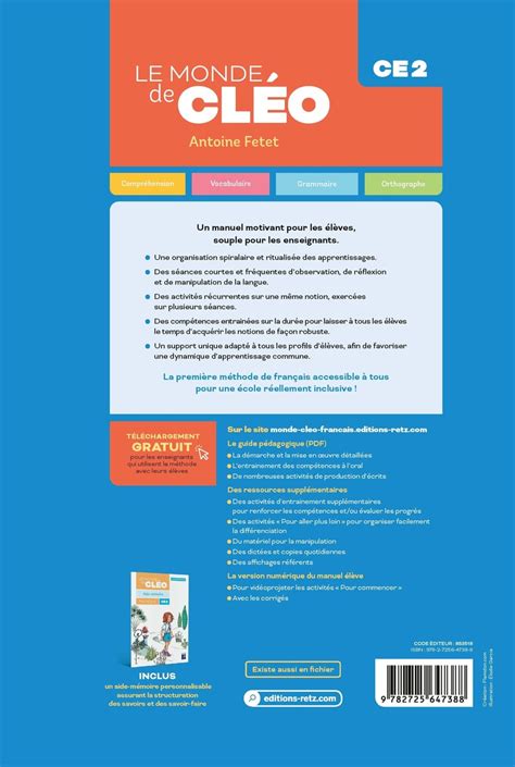 Cléo Ce1 Et Ce2 Progression Cleo Ce1 Ltax