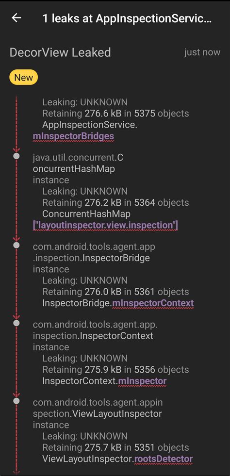 Decorview Leaked Internal Library Issue · Issue 2504 · Square Leakcanary · Github