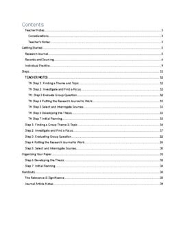 AP Seminar Task 1 Steps From Theme To Writing TPT
