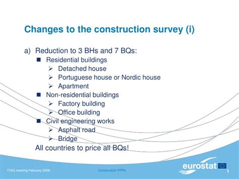 PPT Changes To The Construction Survey I PowerPoint Presentation Free Download ID
