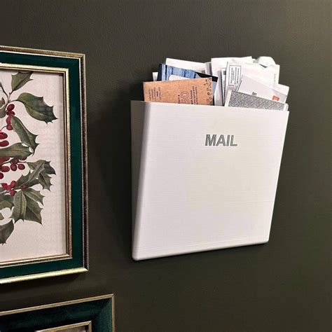 Wall Mounted Mail Organizer Etsy