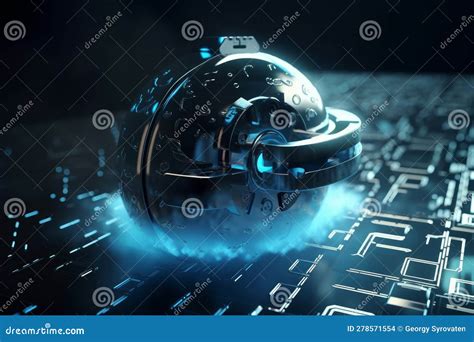 Unlocking Cloud Security Futuristic 8k Cartoon With Hyper Detail Stock Image Cartoondealer