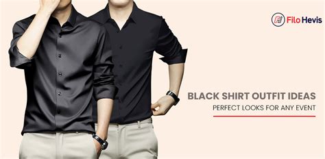 Black Shirt Outfit Ideas Perfect Looks For Any Event