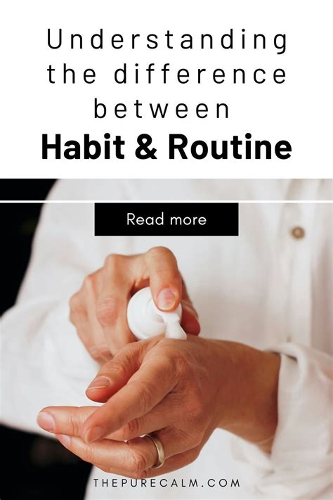 Habit Vs Routine Understanding The Difference Artofit