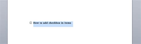 How To Add A Check Box And Custom Bullets In Microsoft Word Make Tech Easier
