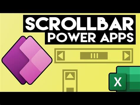 Create Your Own Excel Scrollbar In Power Apps Part 2 Vertical