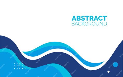 Premium Vector Abstract Simple Minimal Dynamic Curve Blue And White