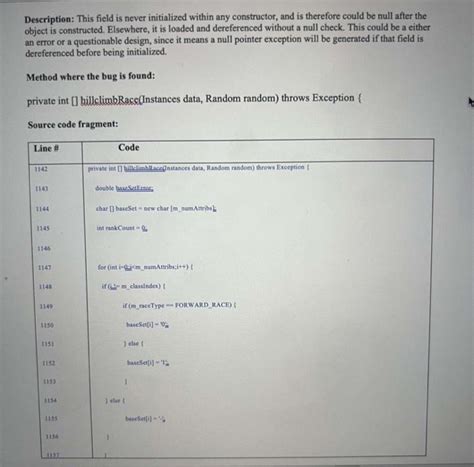 Solved Description This Field Is Never Initialized Within