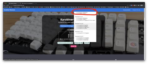 Karabiner Download Version Menu Is Covered By Header Bar · Issue 3481 · Pqrs