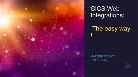 Cics Web Integrations Pptx