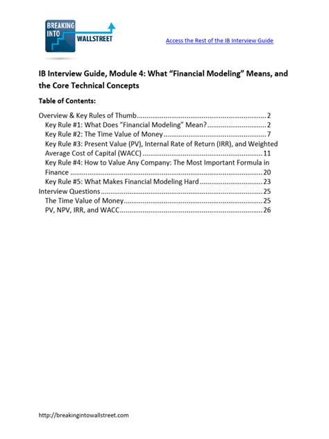 1 core concepts pdf internal rate of return discounted cash flow
