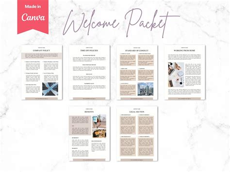 New Hire Welcome Packet New Employee Guide Employee Welcome Package