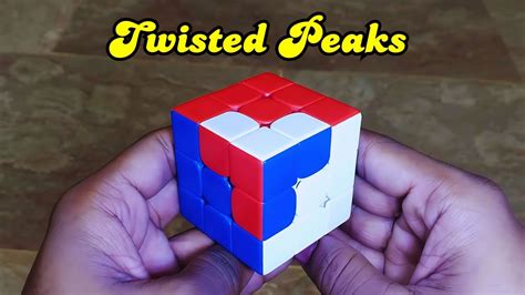 how to make twisted peaks 🥨🗻 pattern on rubik s cube easiest