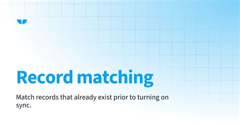 Record Matching Welcome To Whalesync Record Matching Welcome To Whalesync