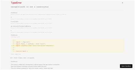 Check Libraries Codesandbox