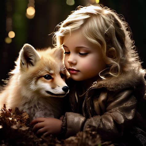Download Ai Generated Girl Fox Royalty Free Stock Illustration Image
