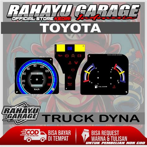 Jual Papan Speedometer Custom Toyota Dyna Truck Dyna Shopee Indonesia