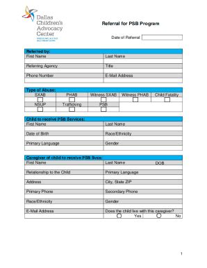 Fillable Online Pilot Program Problematic Sexual Behavior INTAKE SHEET Fax Email Print