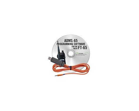 ADMS 65 USB Programming Software And USB 55 Cable For FT 65 GigaParts Com
