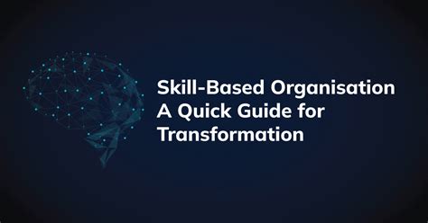 Skills Based Organizations The Complete Guide