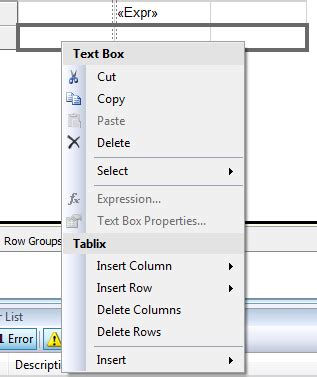 Reporting Services Merge Cells Horizontally In Visual Studio SSRS Stack Overflow