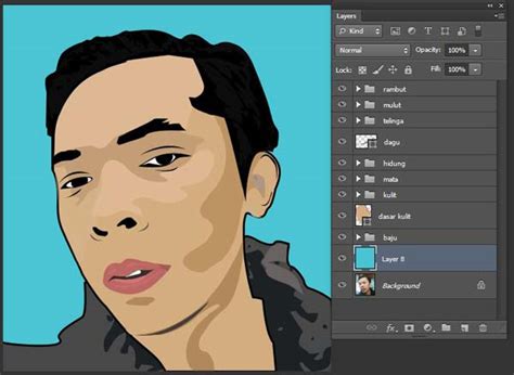 Buat Gambar Vector Menggunakan Photoshop