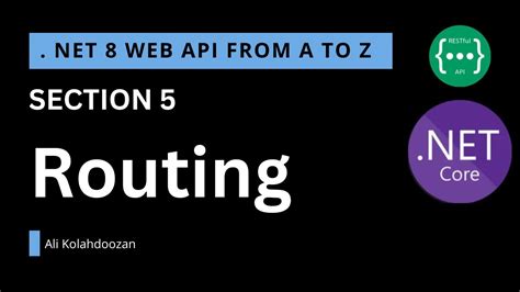 Net 8 Web Api Section 5 Routing Youtube