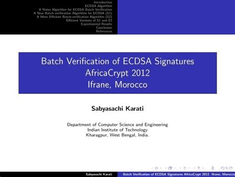 batch verification pdf