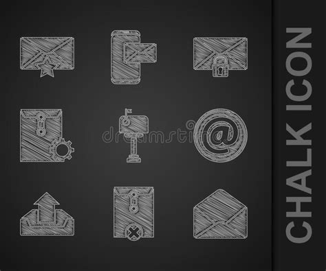 Set Mail Box Delete Envelope Envelope And E Mail Upload Inbox