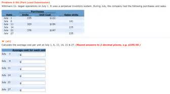Solved Problem 6 9a Part Level Submission Wittmann Co