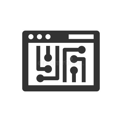 Web Development Icon Web Programming Stock Vector Illustration Of