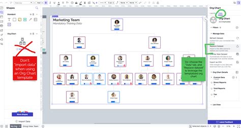 Apply Settings From Lucidchart When Applying New Data Community