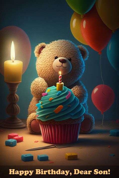 Happy Birthday Dear Son Felicitaciones De Cumplea Os Feliz Cumplea Os Feliz Cumple