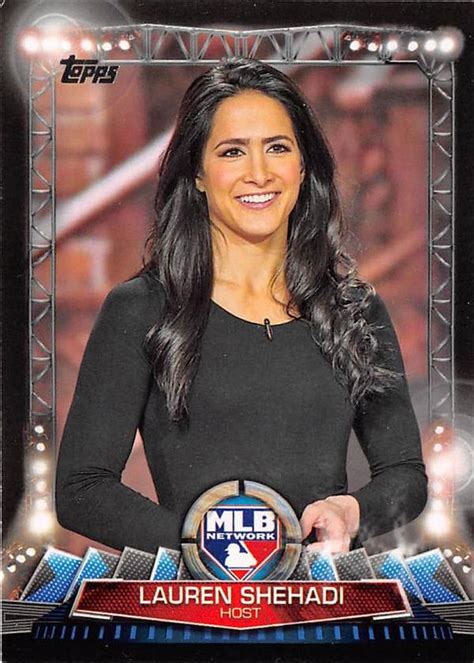 Lauren Shehadi Baseball Card Rookie Mlb Network Host 2017 Topps