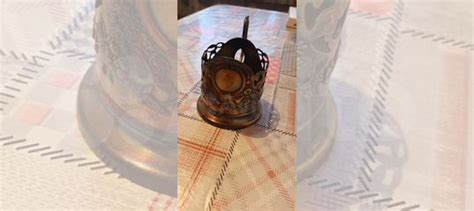 Подстаканник из мельхиора СССР купить в Ярославле | Хобби и отдых | Авито