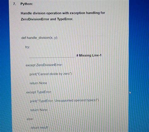 7 Python Handle Division Operation With Studyx
