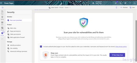 Power Pages Portal Security Scan Feature In Dynamics 365 Microsoft Dynamics 365 Crm Tips And