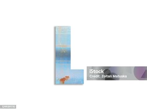 3d 일러스트레이션 레터 L 라이트 블루 컬러 녹슨 철금속 알파벳 고립 된 디자인 요소 0명에 대한 스톡 사진 및 기타 이미지 0명 3차원 형태 강철 Istock