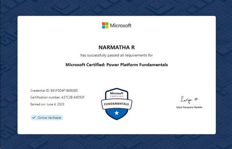 Narmatha R On Linkedin Power Platform Fundamentals