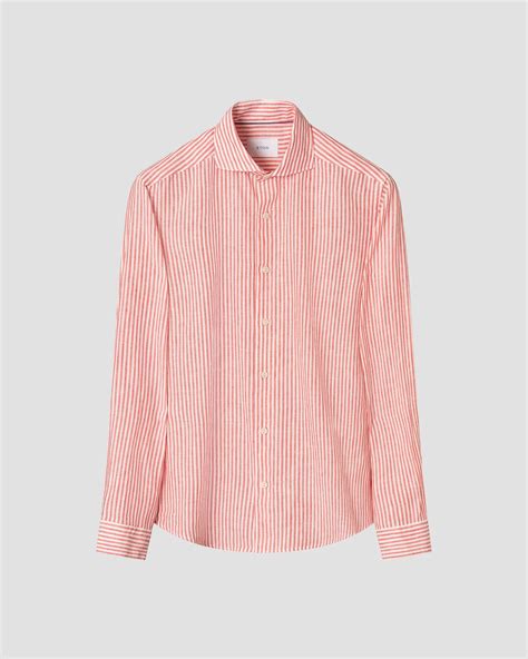 Striped Linen Shirt Eton