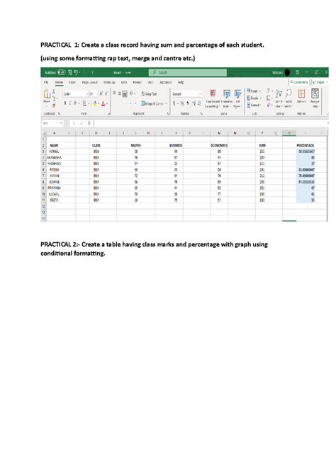 It Lab File Guru Gobind Singh Indraprastha University Practical 1 Create A Class Record