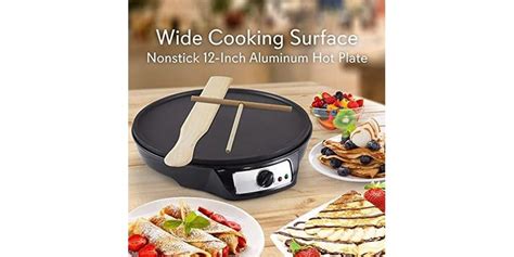 J Jait 12 Inch Crepe Griddle Maker