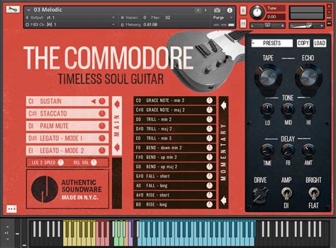 Authentic Soundware THE COMMODORE