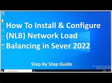 How To Install Configure Network Load Balancing NLB In Server 2022