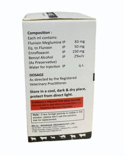 Enrofloxacin With Flunixin Injection At Rs 250 Jalupura Jaipur Id