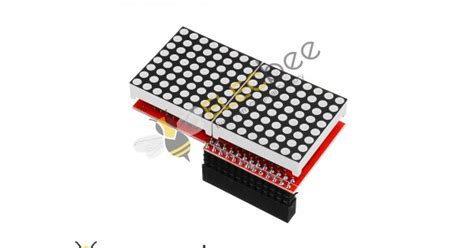 8x16 Max7219 Led 点阵屏幕模块 Geekcreit For Arduino 与官方 Arduino 板配合使用的产品