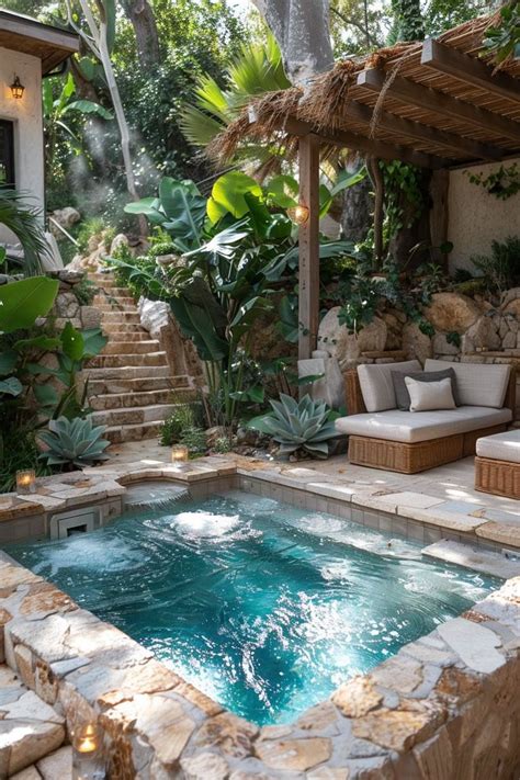 15 Stunning Plunge Pool Ideas For Small Yards 29 Small Pools Backyard
