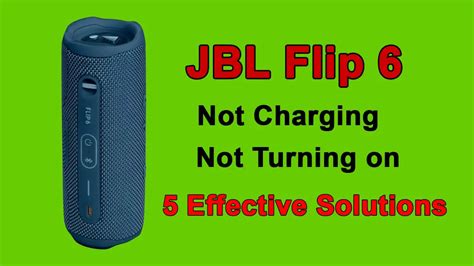 My Jbl Flip Not Charging Or Turning On Speakers Legend