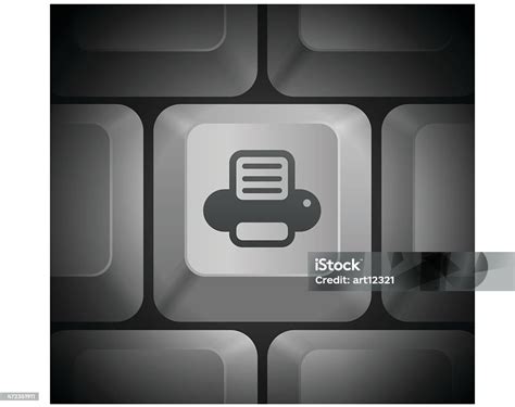 인쇄공 아이콘크기 컴퓨터 키보드 0명에 대한 스톡 벡터 아트 및 기타 이미지 0명 검은색 단순함 Istock